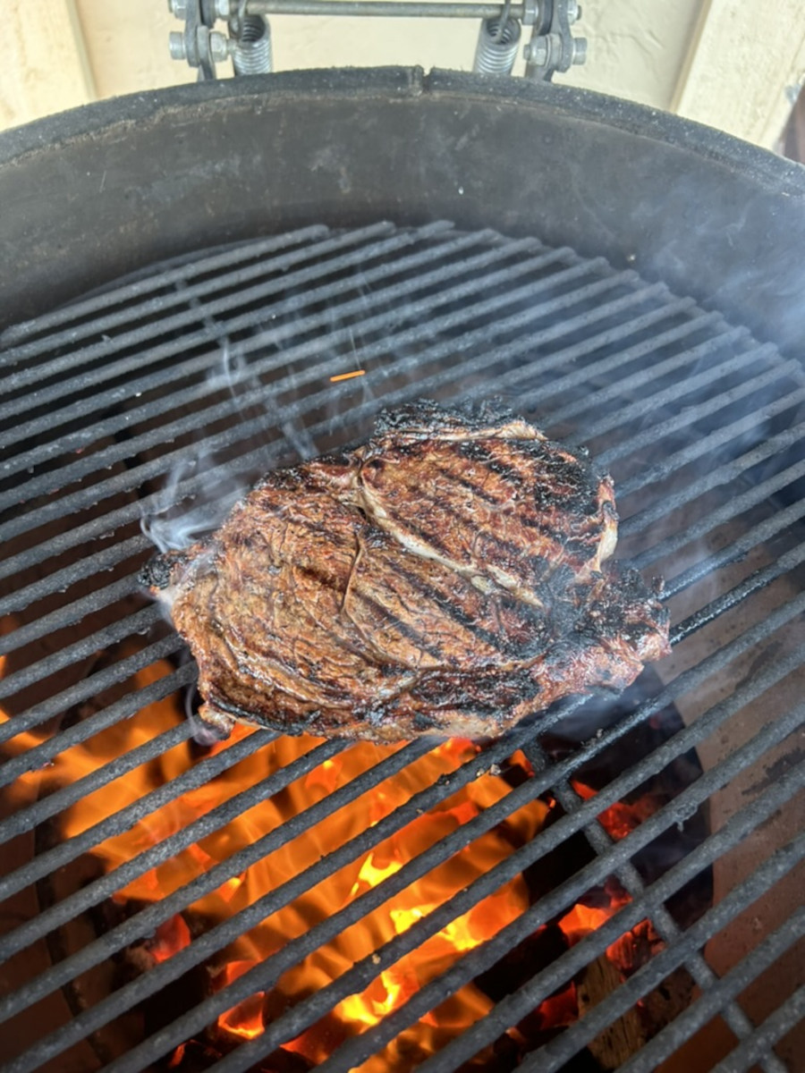 Char-Grilled Ribeye Steak Done Right